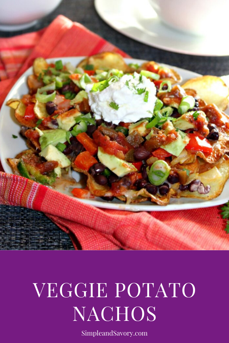 Veggie Potato Nachos - A Twist on a Classic That is Vegetarian