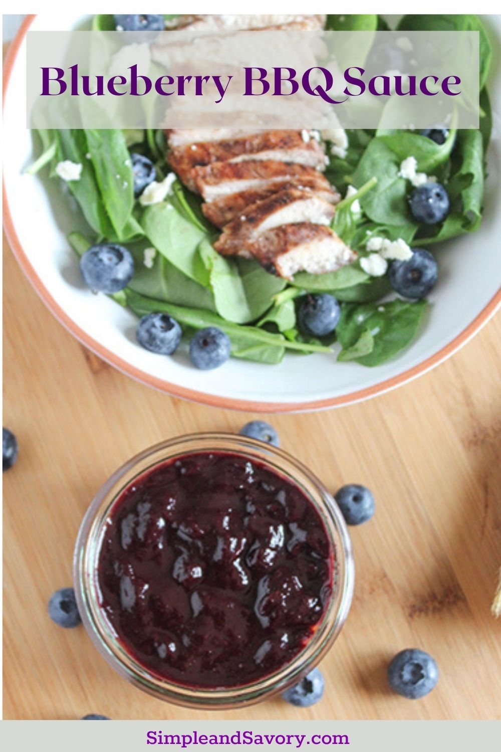 Homemade Blueberry BBQ Sauce