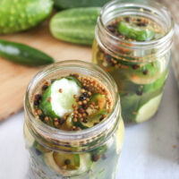 Sweet and Spicy Pickles - An Easy Refrigerator Pickle Recipe