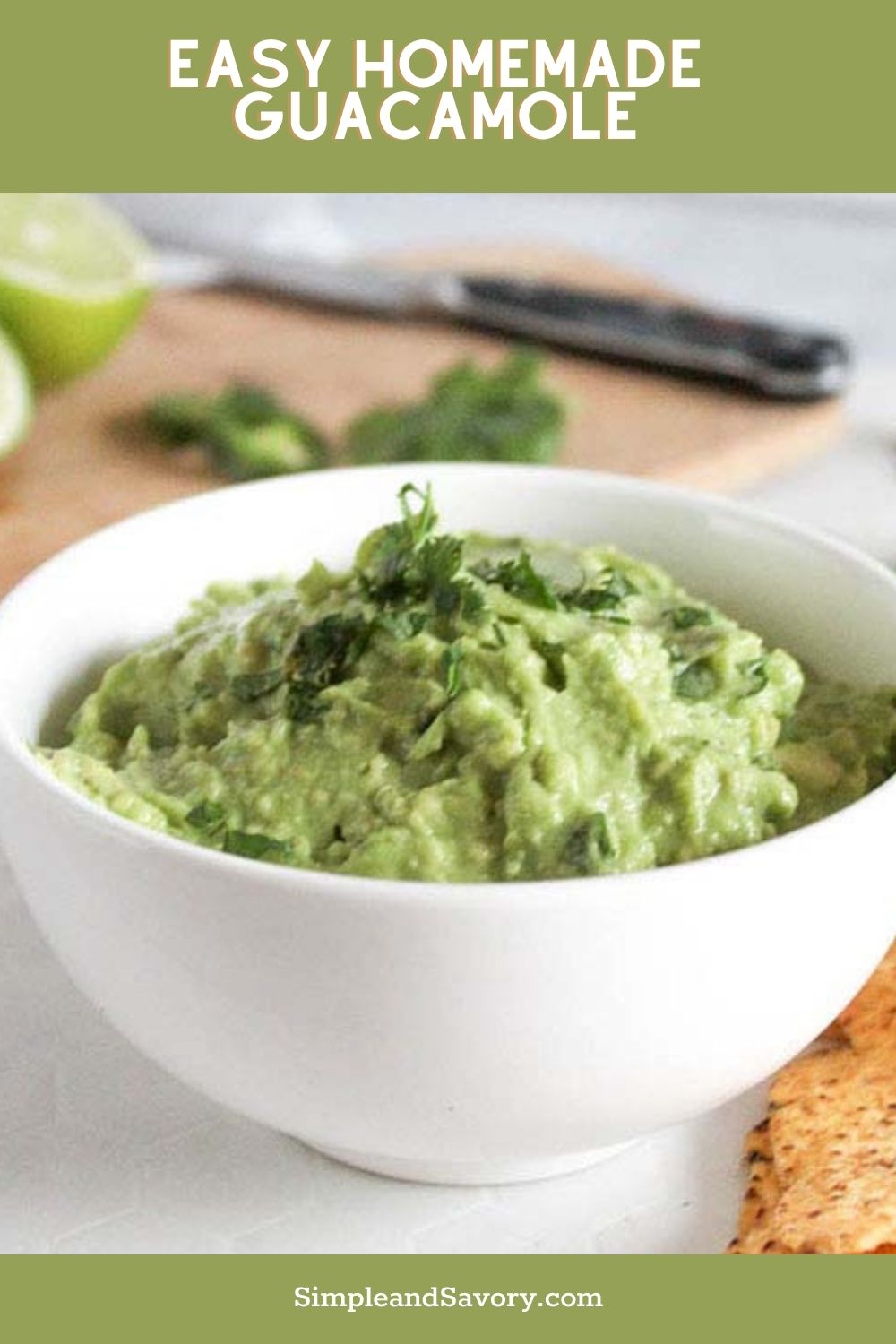 Easy and Quick Guacamole - Make it with a Mortar and Pestle