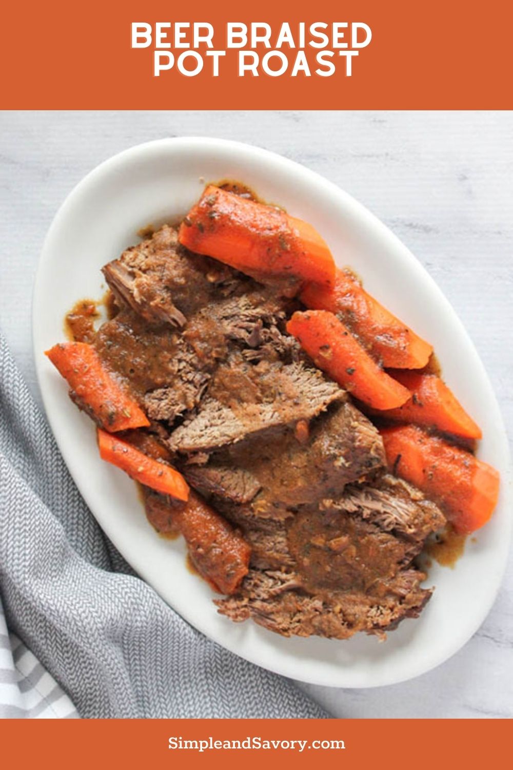 Braised Beer Pot Roast Recipe - Made with Simple Ingredients