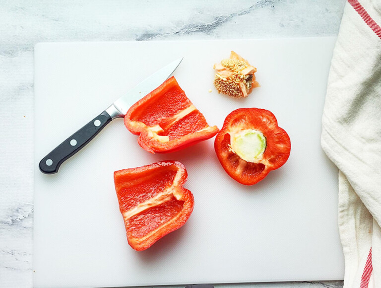 How to Make Roasted Red Peppers in Air the Fryer - Simple And Savory