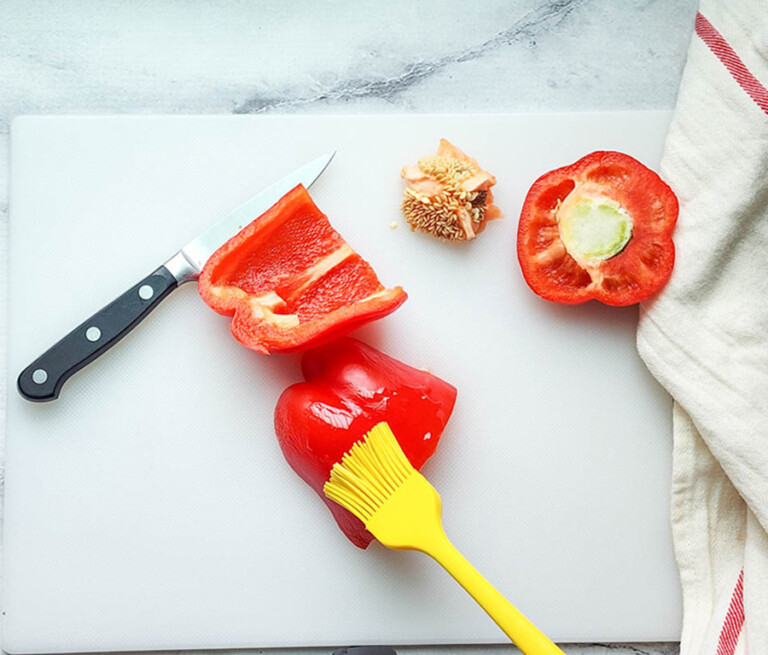 How to Make Roasted Red Peppers in Air the Fryer - Simple And Savory