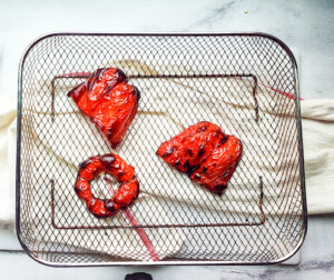 How to Make Roasted Red Peppers in Air the Fryer - Simple And Savory