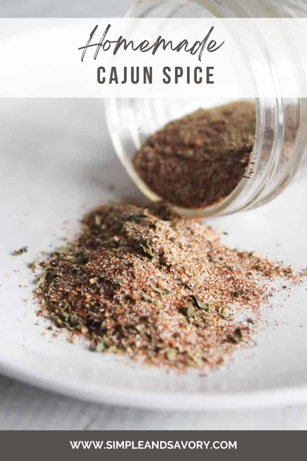 Homemade Cajun Spice Blend - Simple And Savory