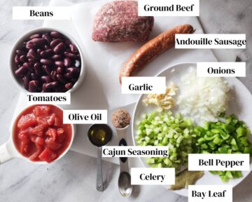 Easy Red Beans and Rice with Ground Beef Recipe - Simple And Savory