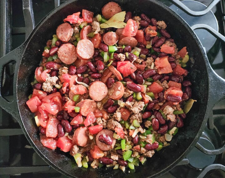 Easy Red Beans and Rice with Ground Beef Recipe - Simple And Savory