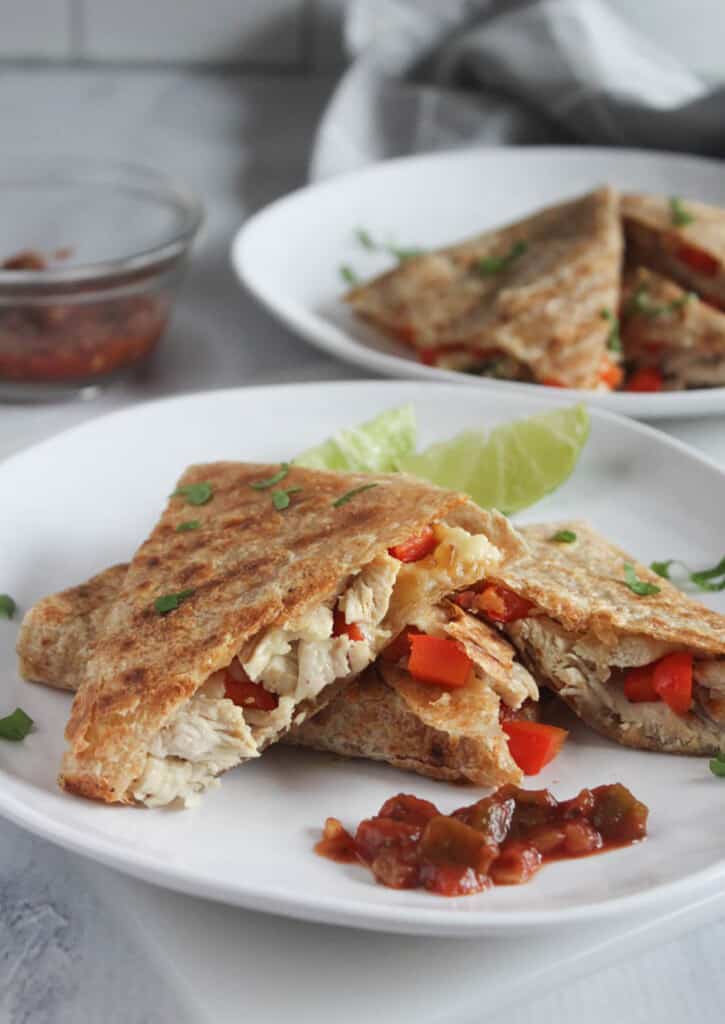 Easy Grilled Chicken Quesadilla Recipe - Simple And Savory