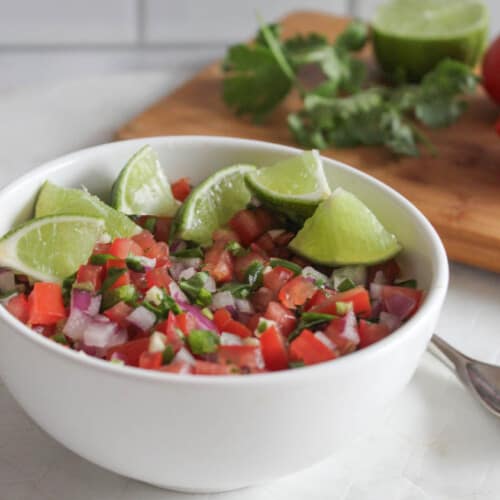 Easy Chipotle Pico De Gallo Recipe - Simple And Savory