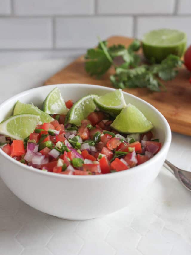 Easy Chipotle Pico De Gallo Recipe - Simple And Savory