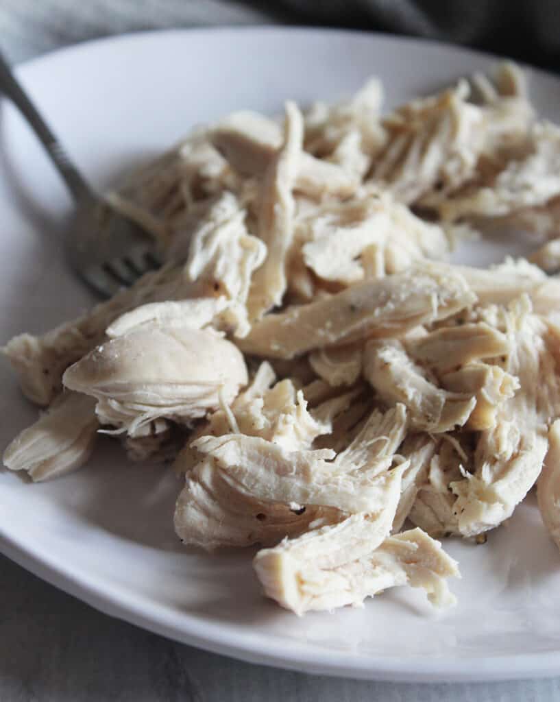 How to Make Shredded Chicken on Top of the Stove - Simple And Savory