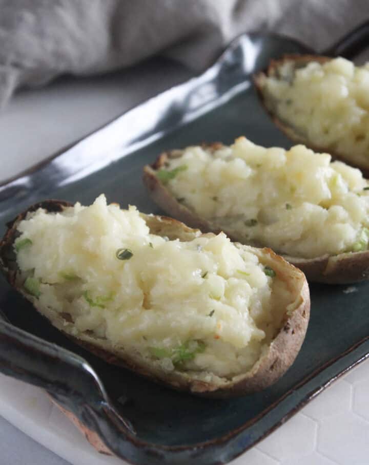 Healthy Twice Baked Potatoes - Simple And Savory