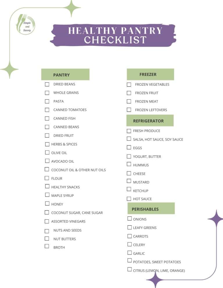 Stock a Healthy Pantry with These Staples - Simple And Savory