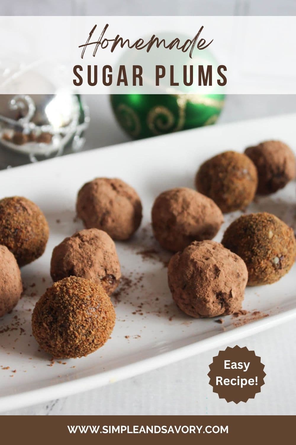 Sugar Plums Recipe – Sweet, Spiced, and Easy to Make - Simple And Savory