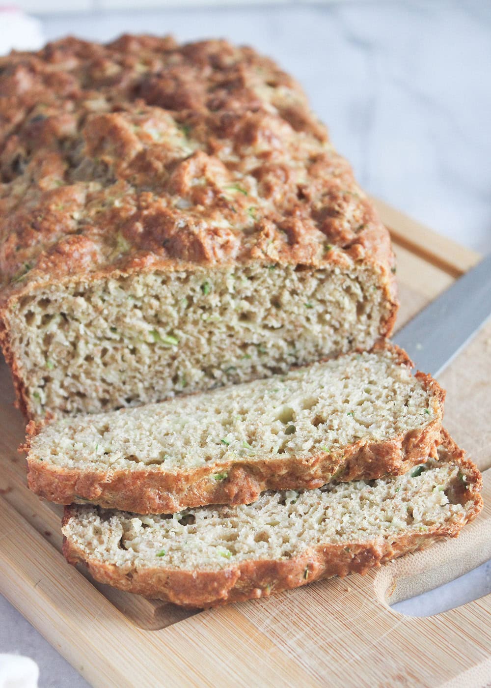 Savory Zucchini Bread Recipe with Whole Wheat Flour | Easy Healthy Quick Bread